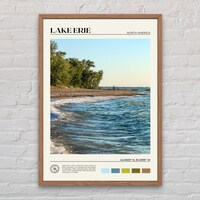 Finger Lakes Poster Map - Etsy Canada