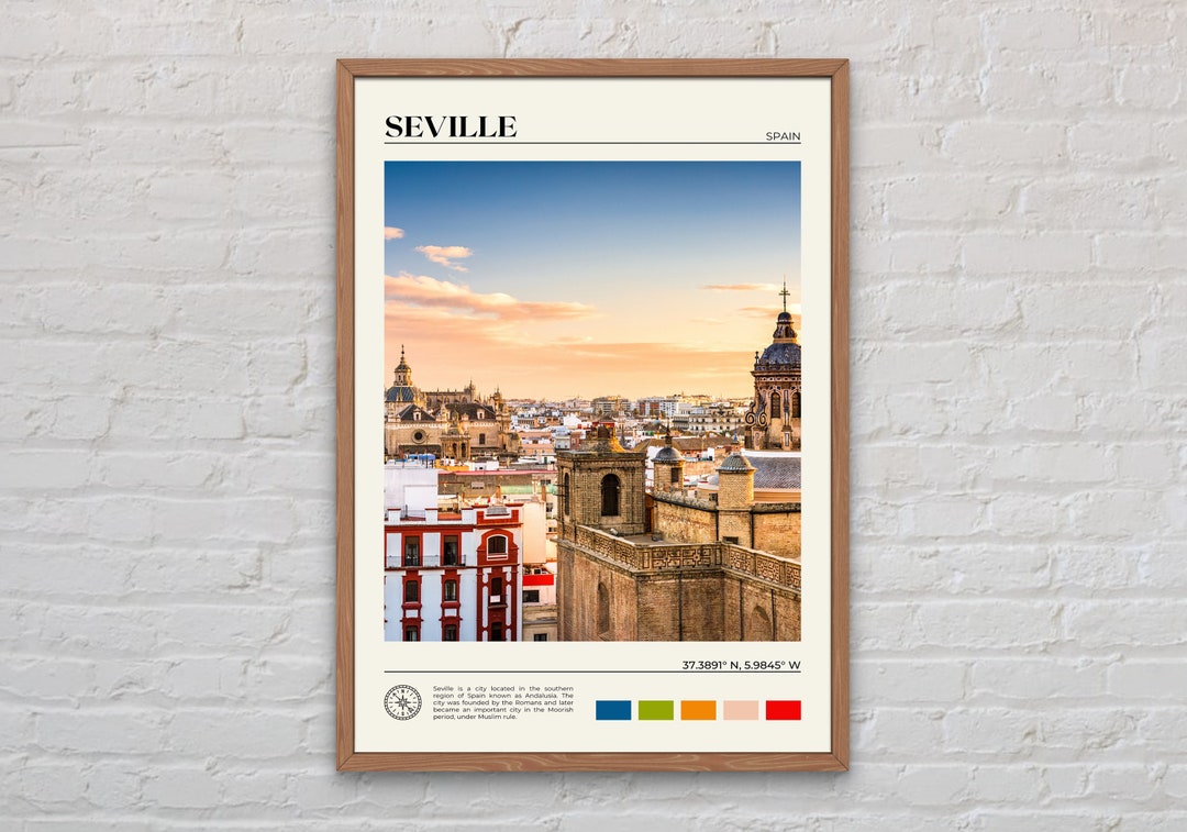 Real Photo, Seville Print, Seville Wall Art, Seville Poster, Seville ...