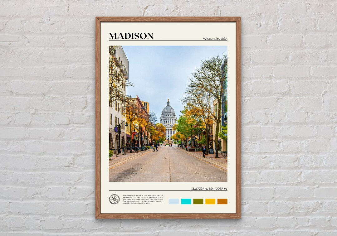Real Photo, Madison Print, Madison Wall Art, Madison Poster, Madison ...