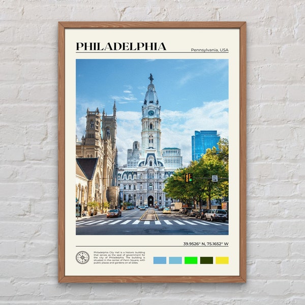Philadelphia Poster - Etsy