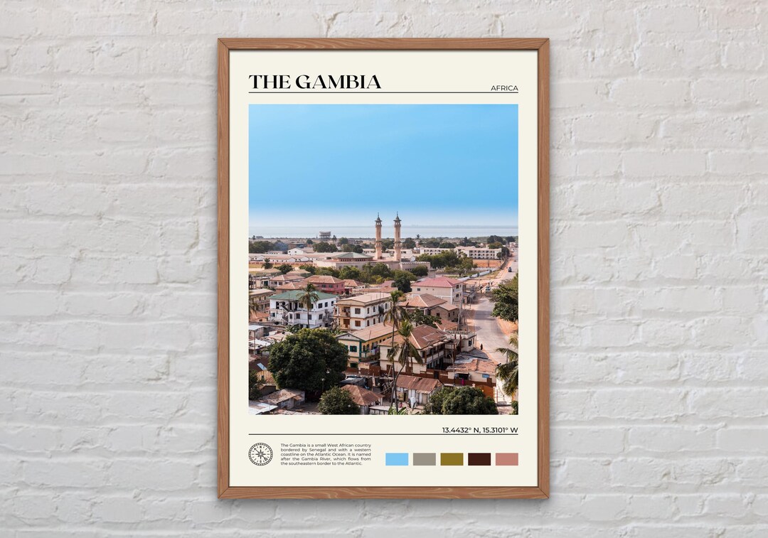 Real Photo, the Gambia Print, the Gambia Wall Art, the Gambia Poster ...