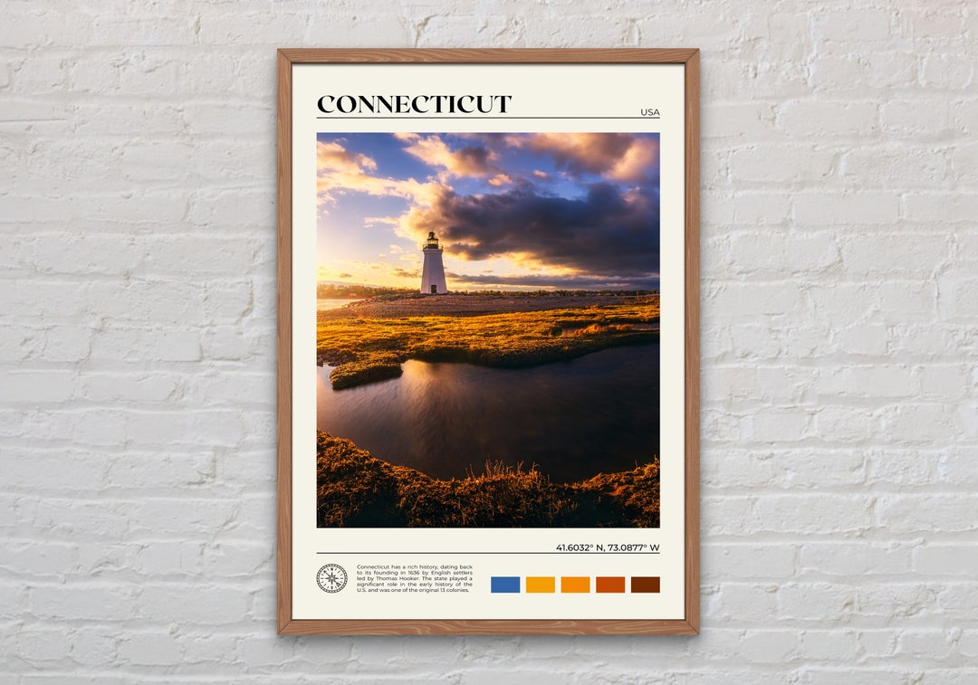Real Photo, Connecticut Print, Connecticut Art, Connecticut Poster ...