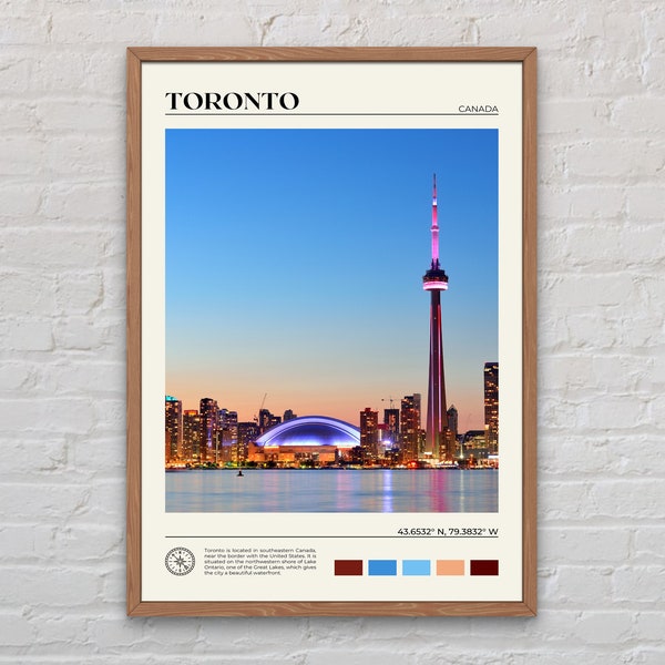 Toronto Poster - Etsy