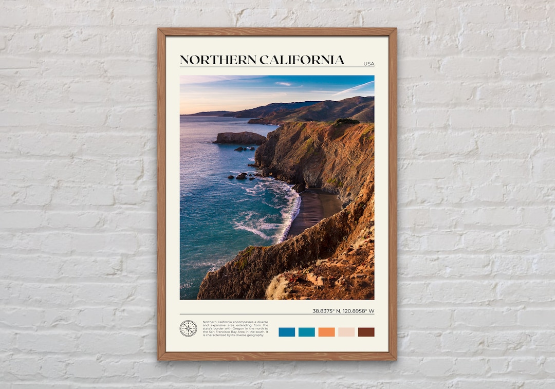 Real Photo, Northern California Print, California Wall Art, Northern ...