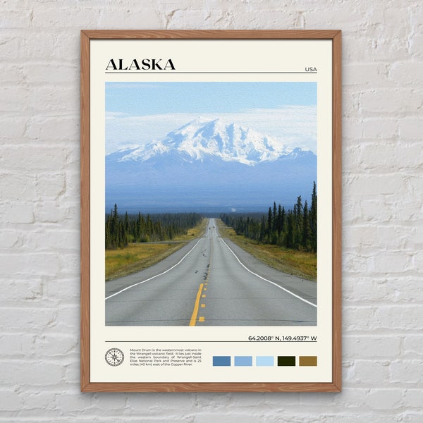 Alaska Poster - Etsy