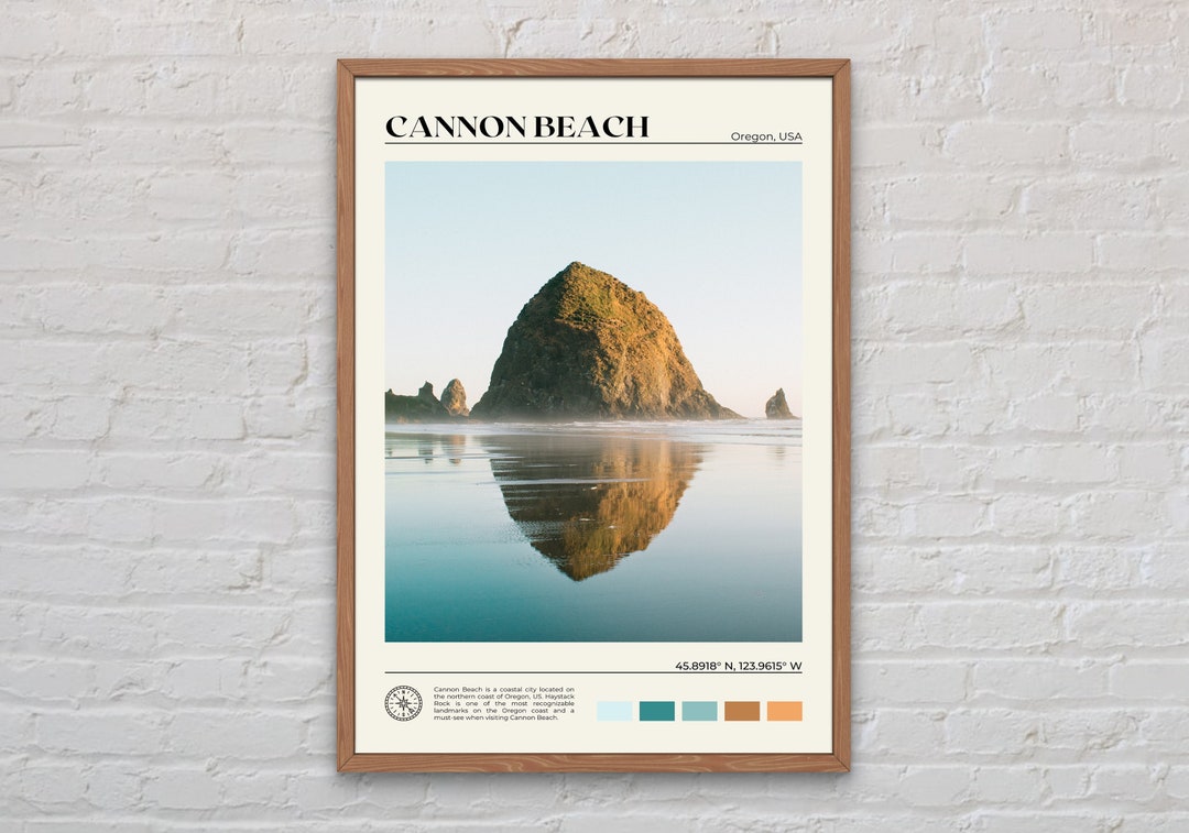 Real Photo, Cannon Beach Print, Cannon Beach Wall Art, Cannon Beach ...