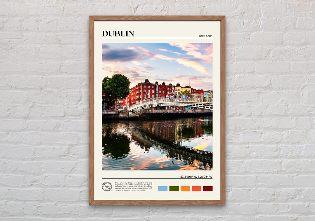 Real Photo, Dublin Print, Dublin Wall Art, Dublin Poster, Dublin Photo ...