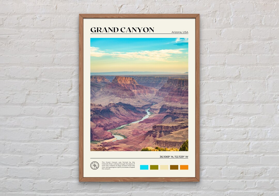 Real Photo, Grand Canyon Print, Grand Canyon Wall Art, Grand Canyon ...