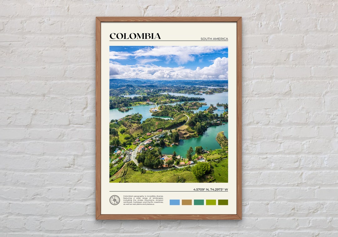 Real Photo, Colombia Print, Colombia Wall Art, Colombia Poster ...