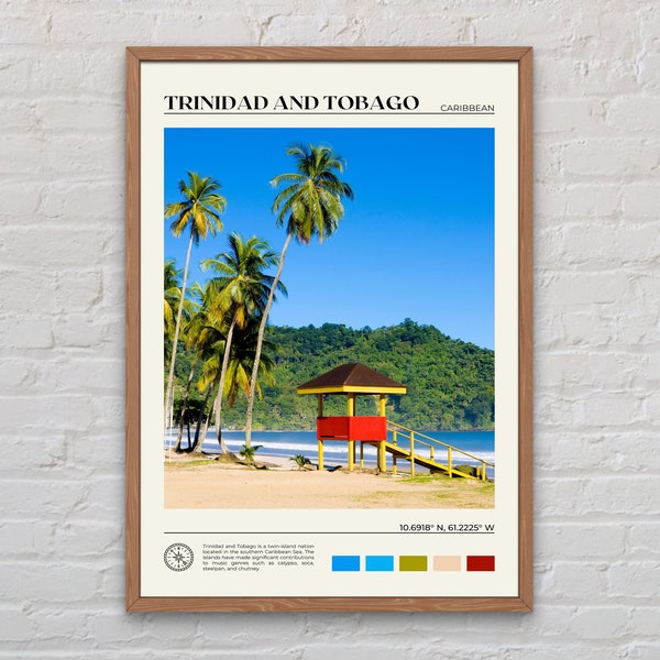 Trinidad Map Poster - Etsy