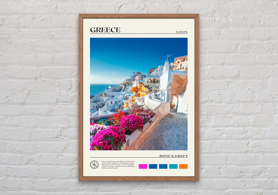 Real Photo, Greece Print, Greece Wall Art, Greece Poster, Greece Photo ...