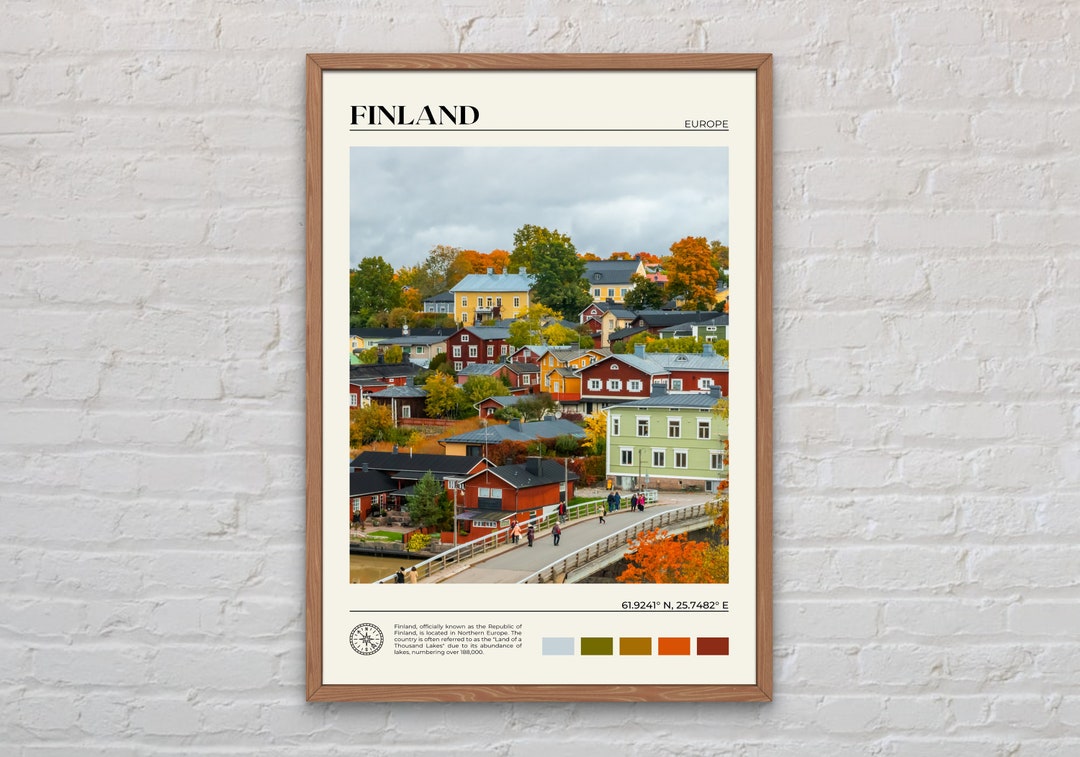 Real Photo, Finland Print, Finland Wall Art, Finland Poster, Finland ...