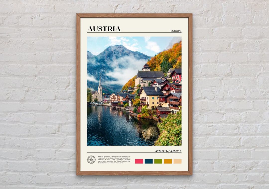 Real Photo, Austria Print, Austria Wall Art, Austria Poster, Austria ...