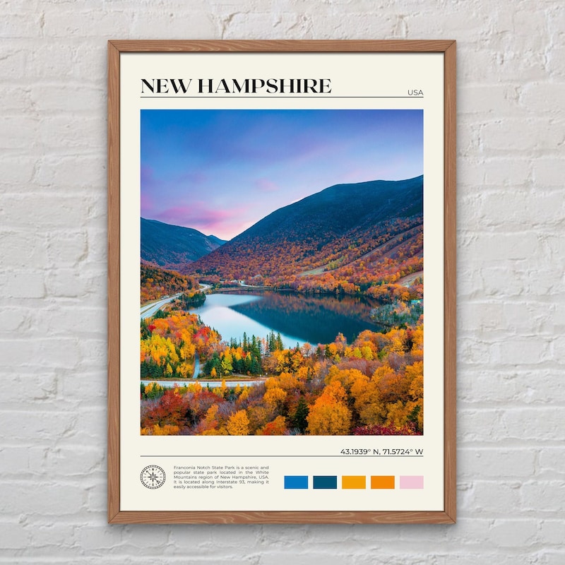 New Hampshire Art - Etsy