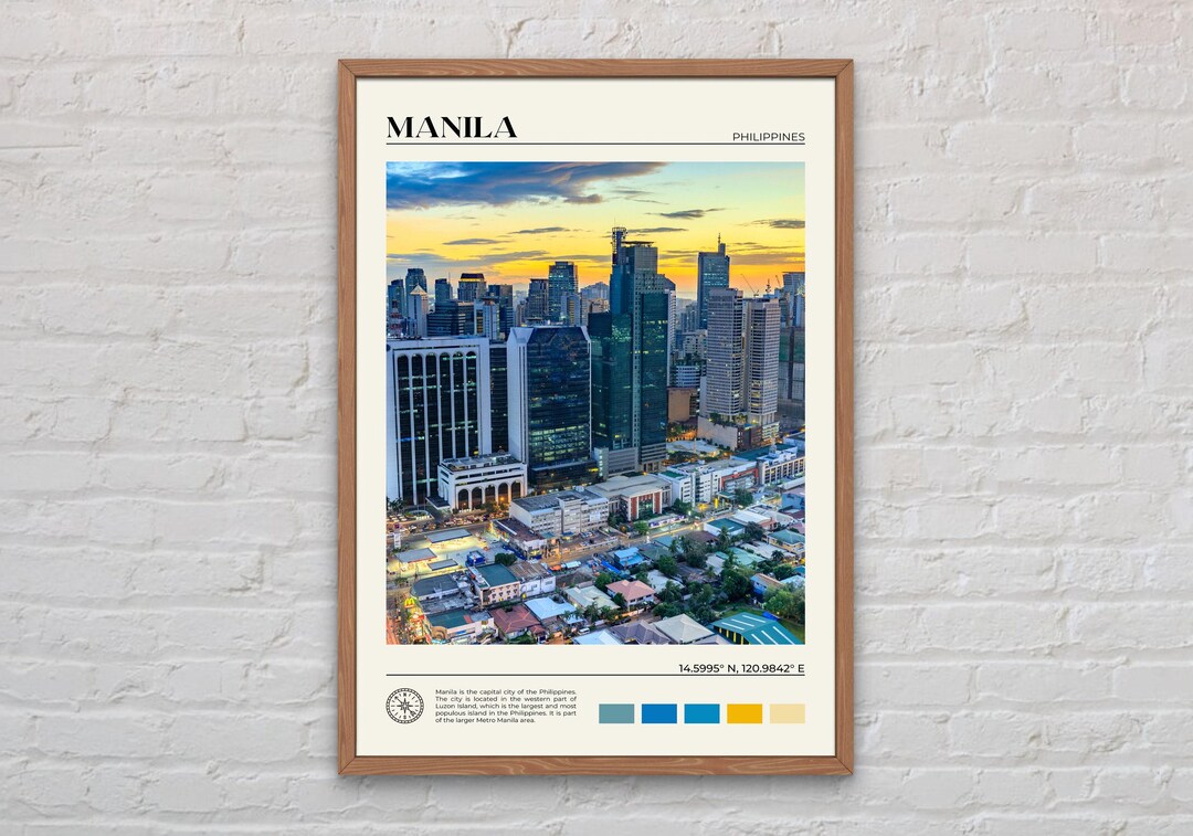 Real Photo, Manila Print, Manila Wall Art, Manila Poster, Manila Photo ...