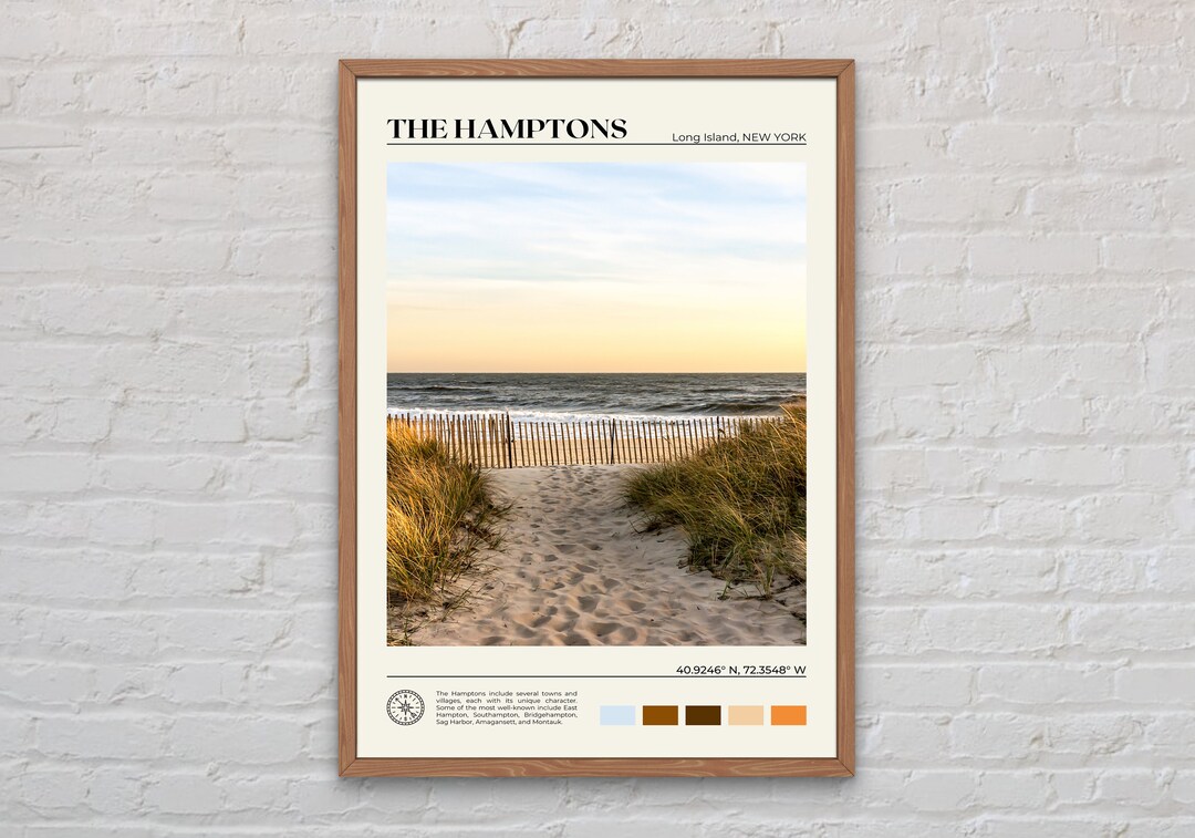 Real Photo, the Hamptons Print, the Hamptons Art, the Hamptons Poster ...