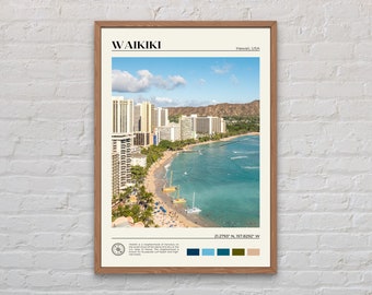 Waikiki Poster - Etsy