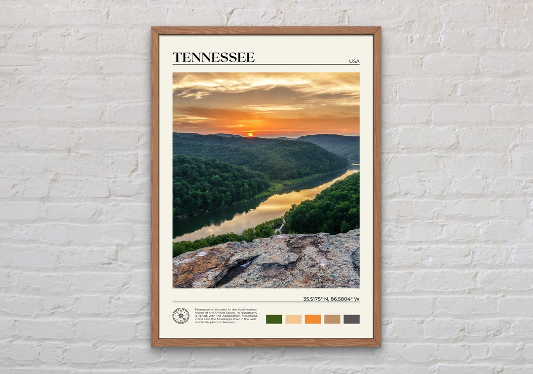 Real Photo, Tennessee Print, Tennessee Wall Art, Tennessee Poster ...