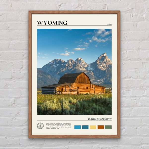 Wyoming Art - Etsy
