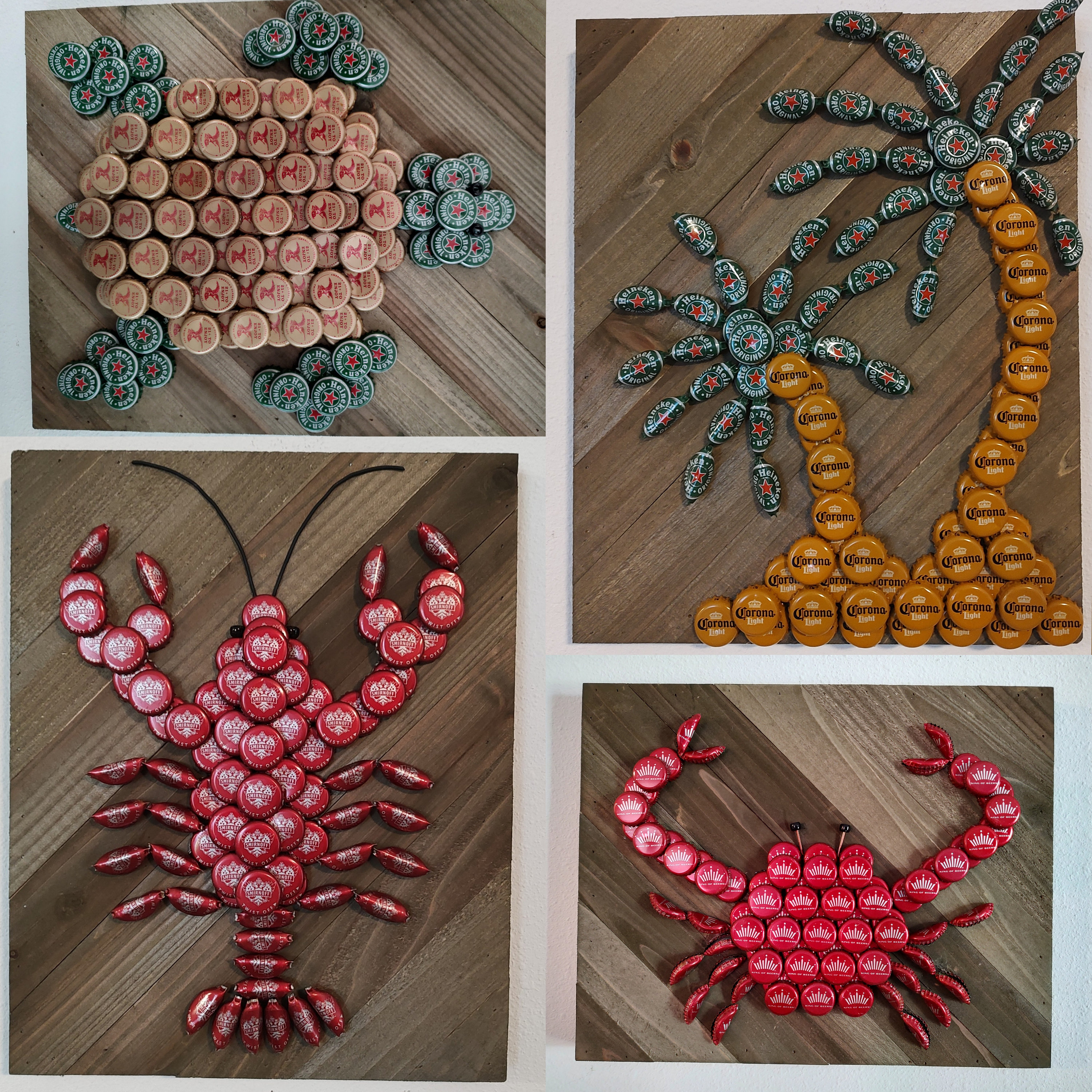 Bottle Cap Art - Etsy