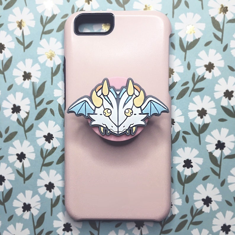 2.5" Drakenier Companions - Wall Hangers / Phone Pop Sockets -- Weiss ...