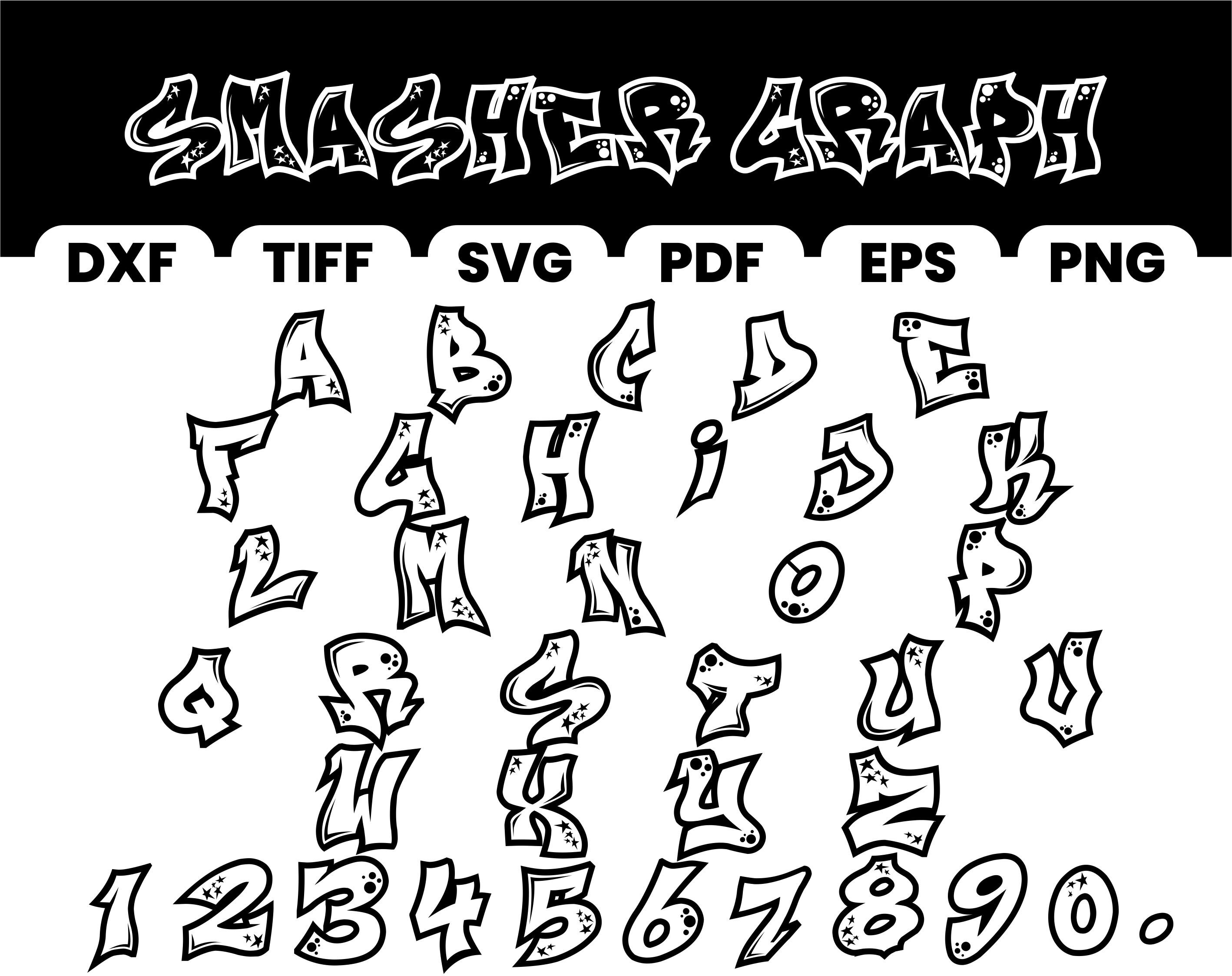 Wildstyle Graffiti Numbers