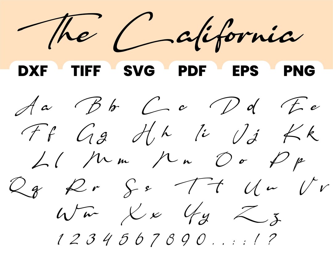 The California,fonts, Handwriting Fonts, Handwritten Fonts, Text Fonts ...