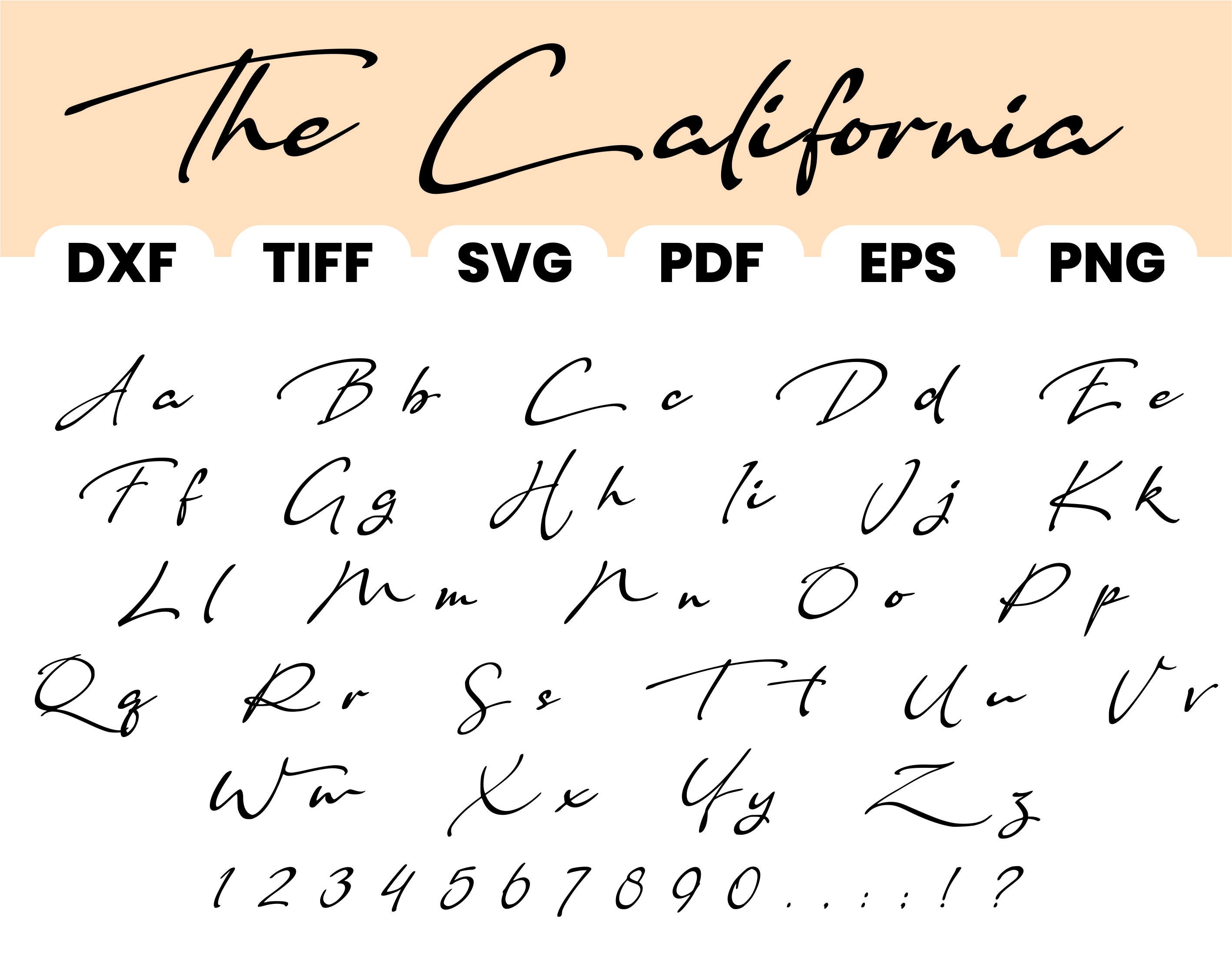 The California,fonts, Handwriting Fonts, Handwritten Fonts, Text Fonts ...