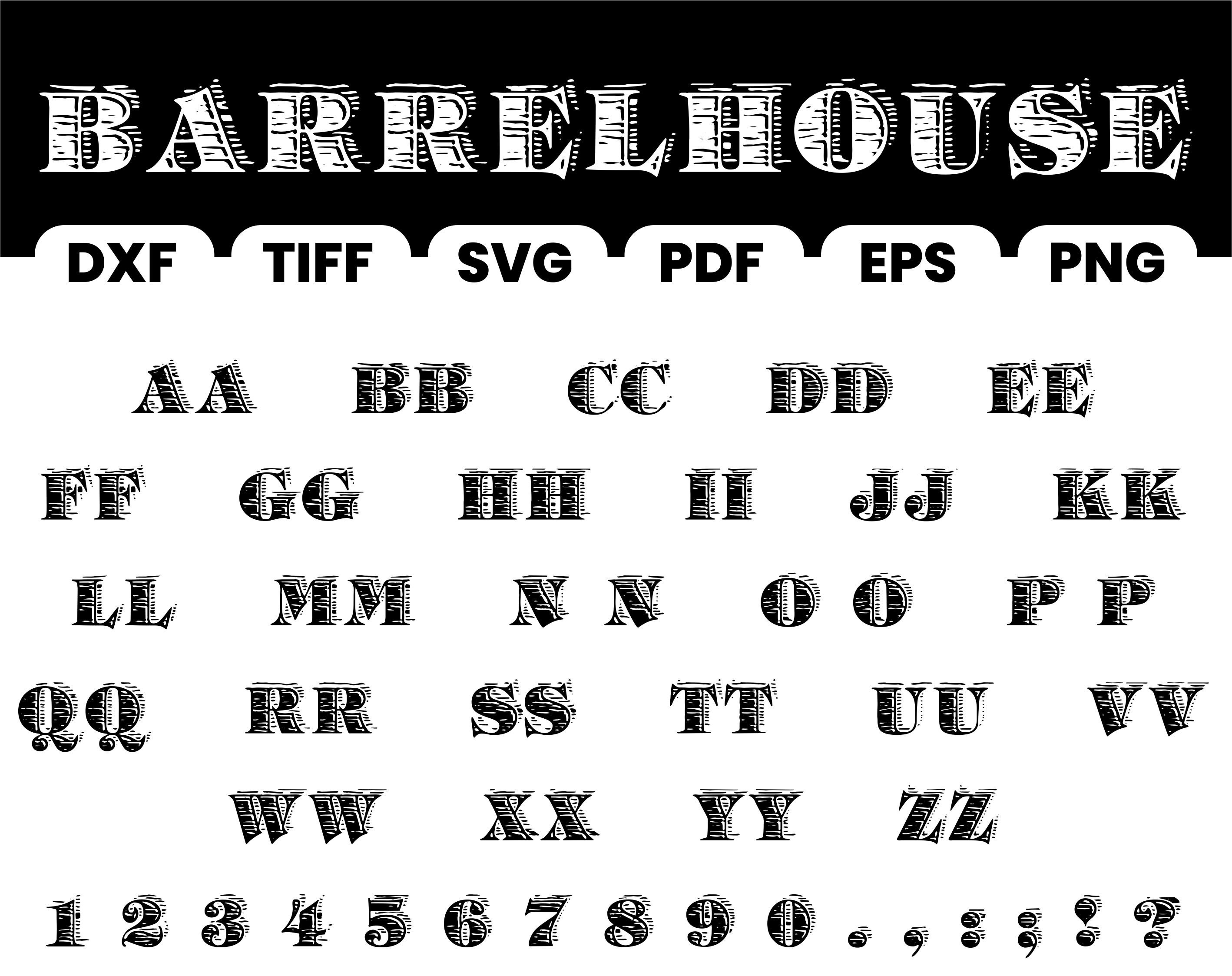 Western Font Bundle,ttf,eps,png,pdf,dxf,svg - Etsy