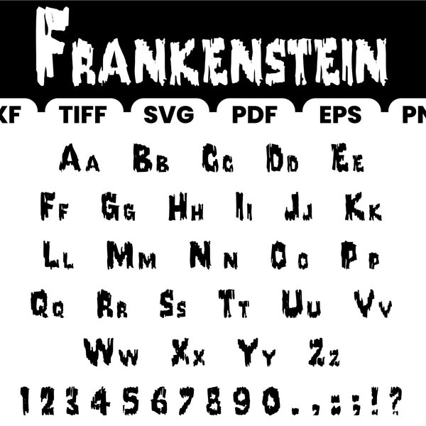 Frankenstein Svg - Etsy