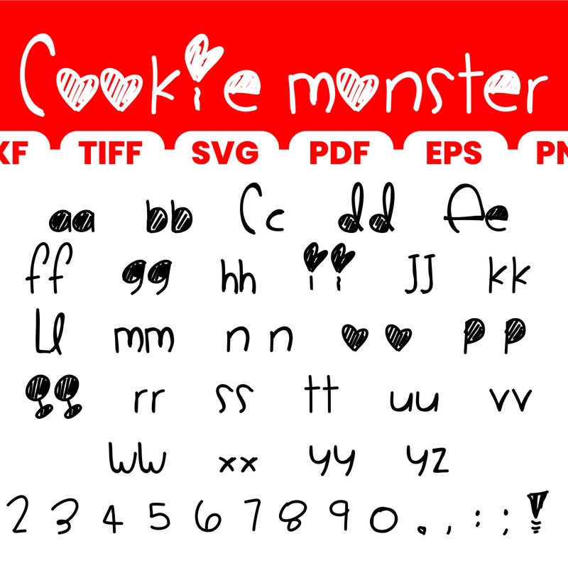 Cookie Monster Print - Etsy