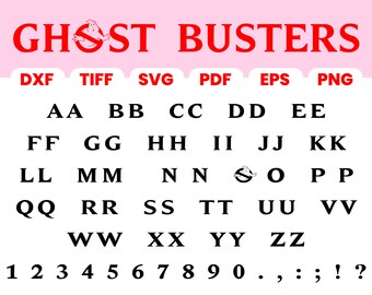 Ghost Busters Font - Etsy UK