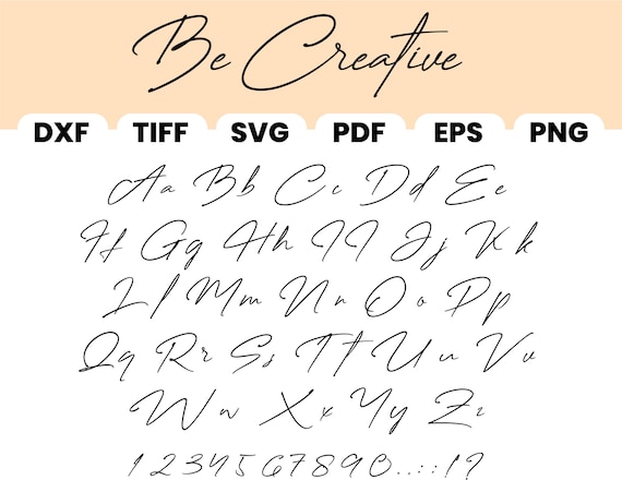 Creative Cursive Fonts