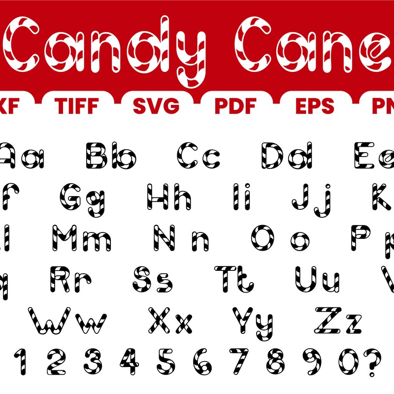 Candy Font - Etsy