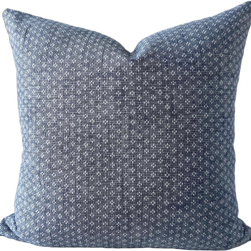 Dark Blue Pillow - Etsy