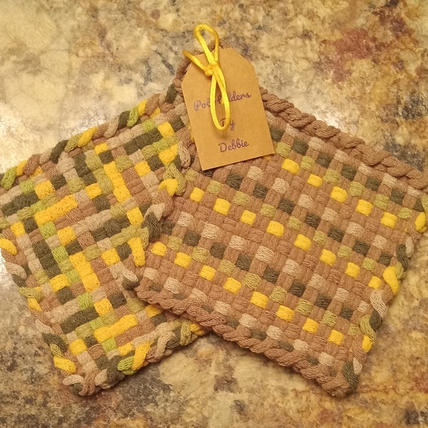 Woven Pot Holder - Etsy