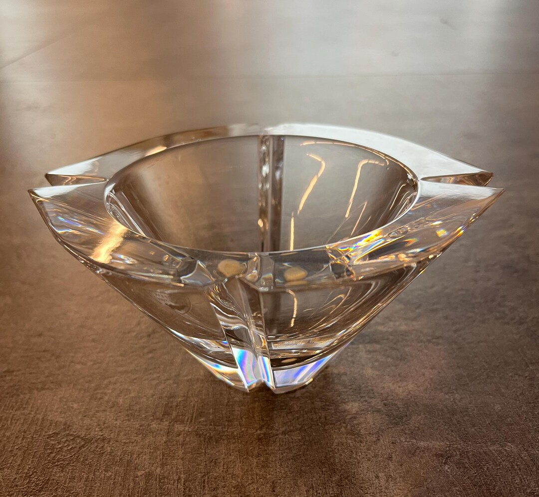 Orrefors Marin Crystal Bowl Designed by Jan Johansson - Etsy