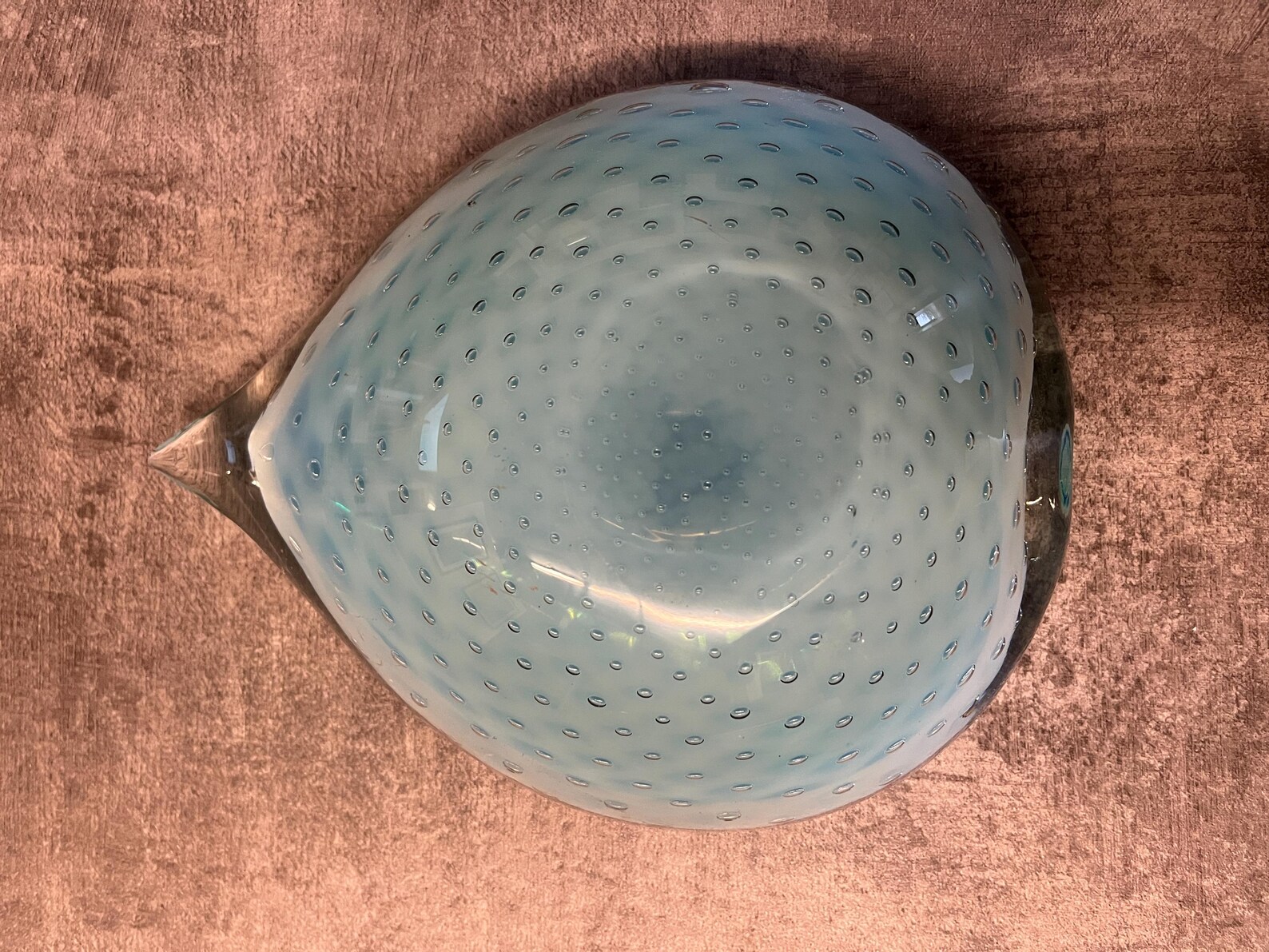 Venetian Glass Balboa Sommerso Bullicante Bowl - Etsy