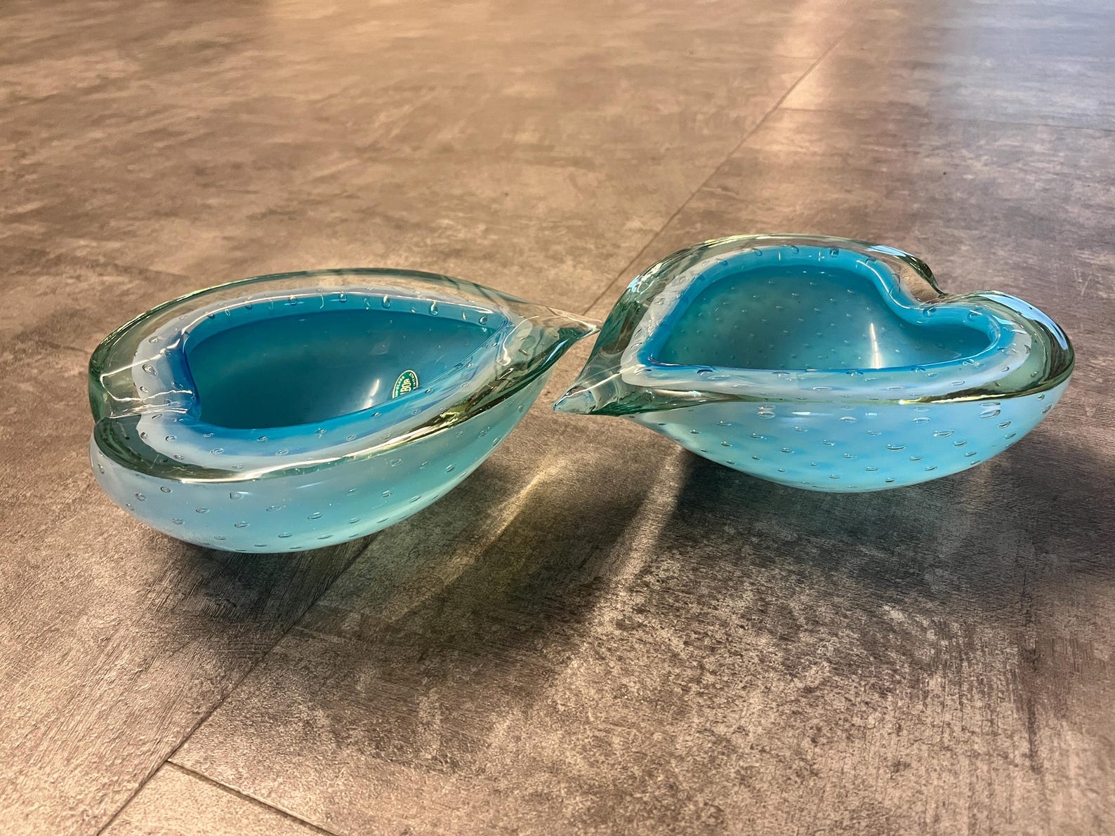 Venetian Glass Balboa Sommerso Bullicante Bowl - Etsy