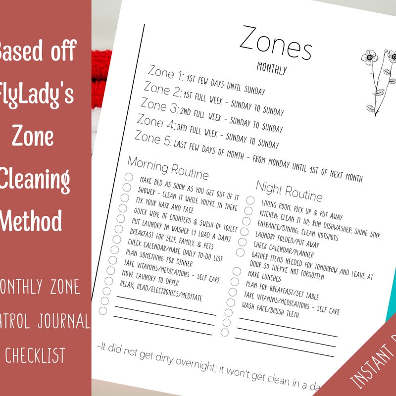 Flylady Control Journal - Etsy