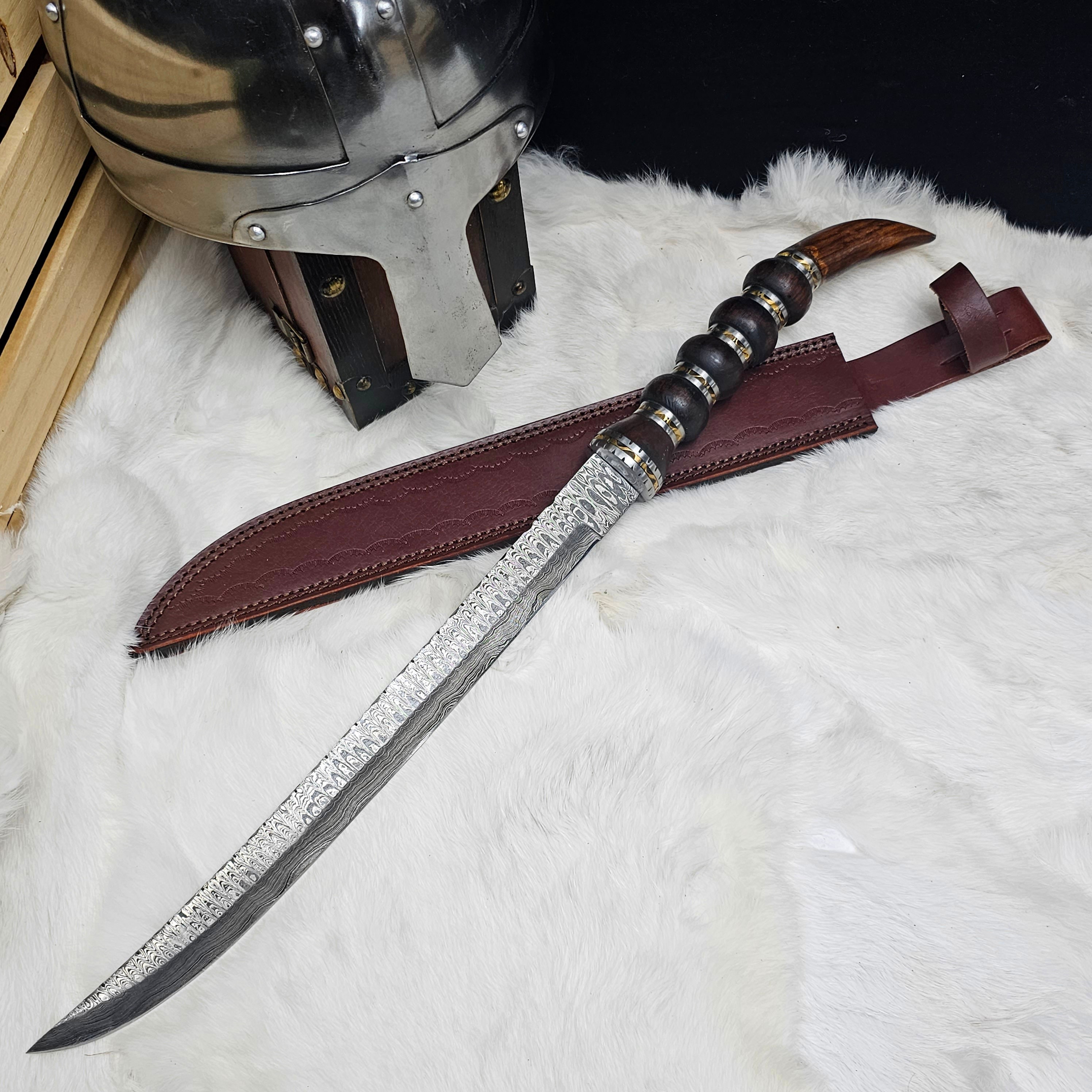 Damascus Ring Tail Saber Sword - Etsy