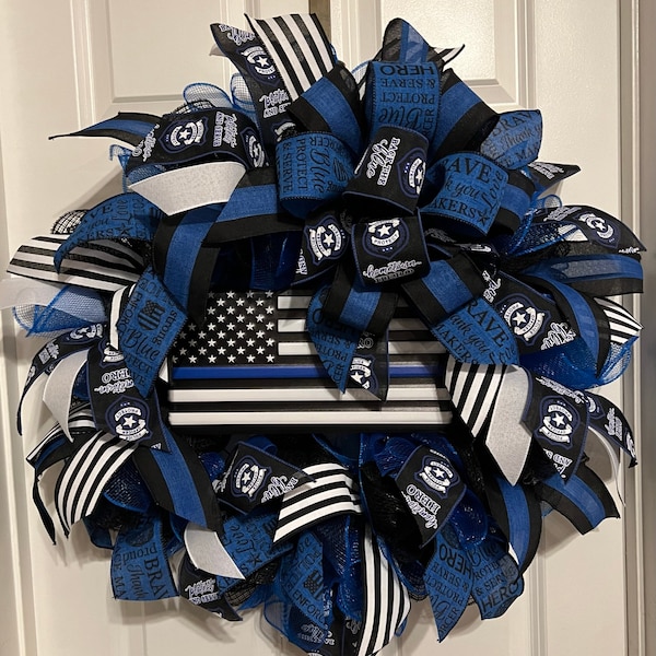 Police Wreath - Etsy