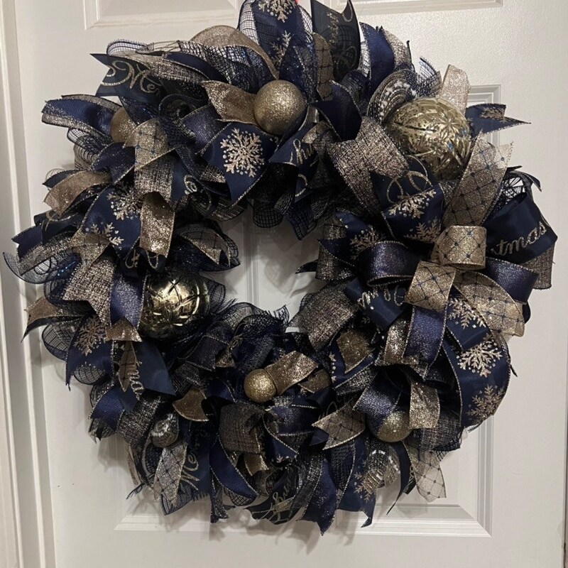 Navy Christmas Decor - Etsy
