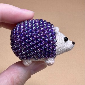 Bead Crochet Hedgehog Pincushion Pattern PDF: Instant Download, DIY ...