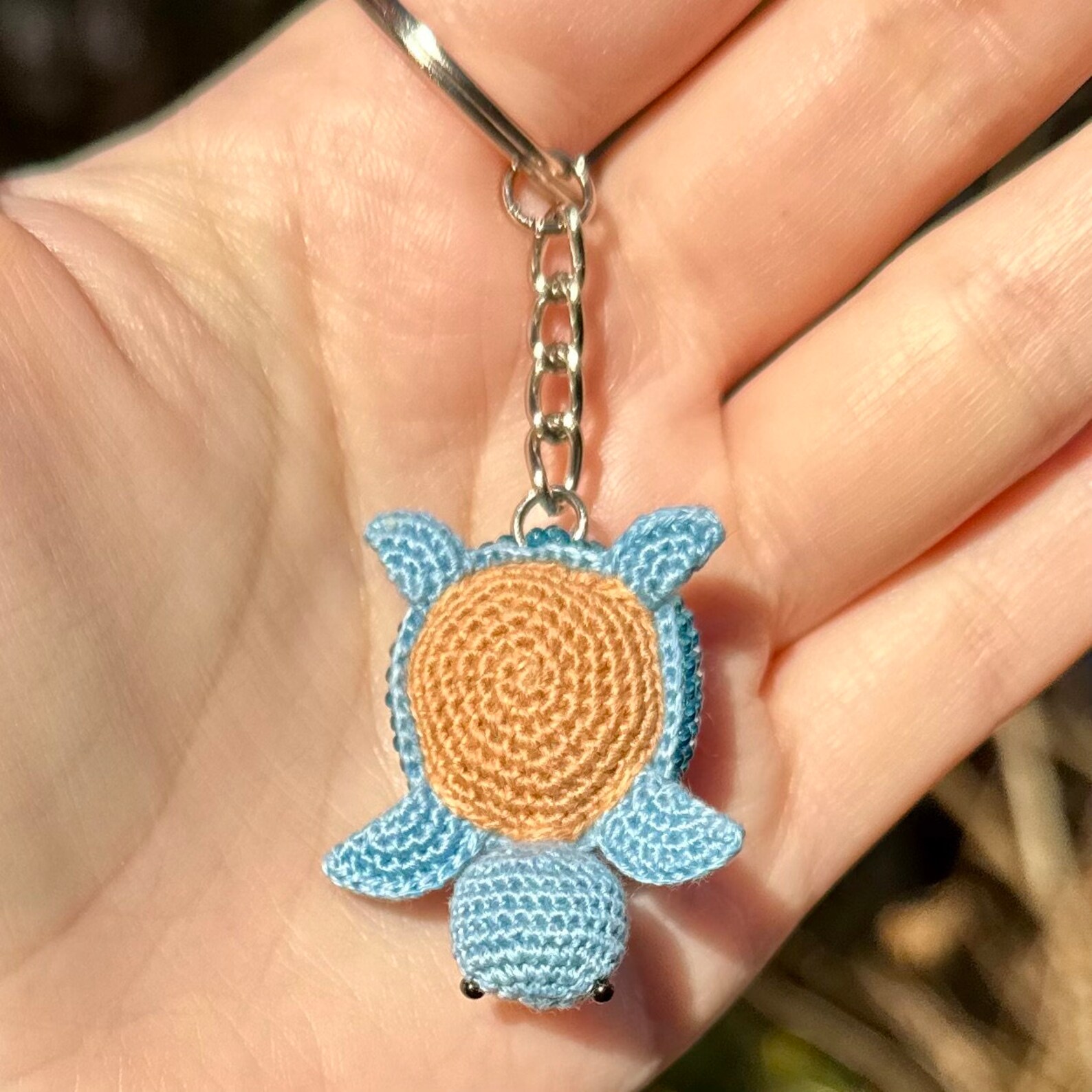 Bead Crochet Mini Turtle Keychain With Different Color Options - Etsy