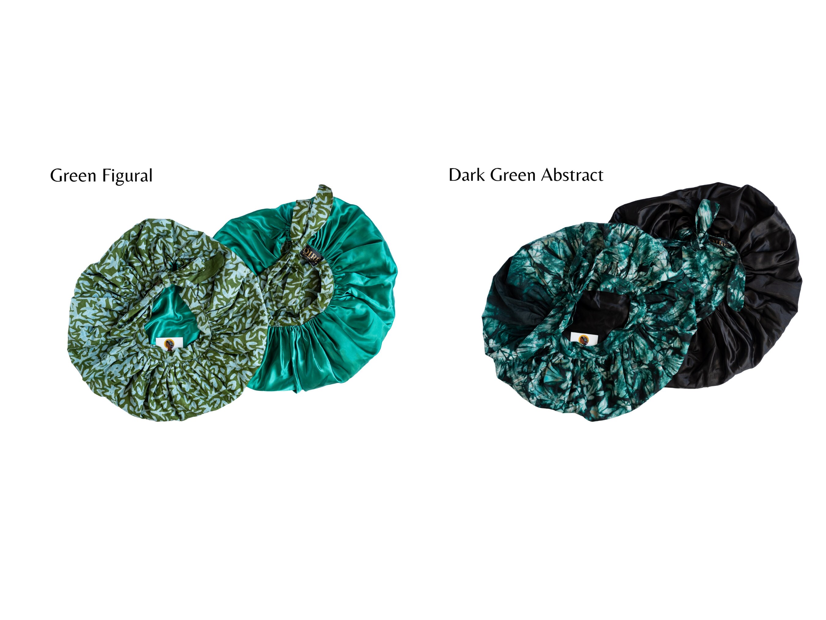 Adire (tie and Dye) African Print Satin-lined Reversible Hair Bonnet ...