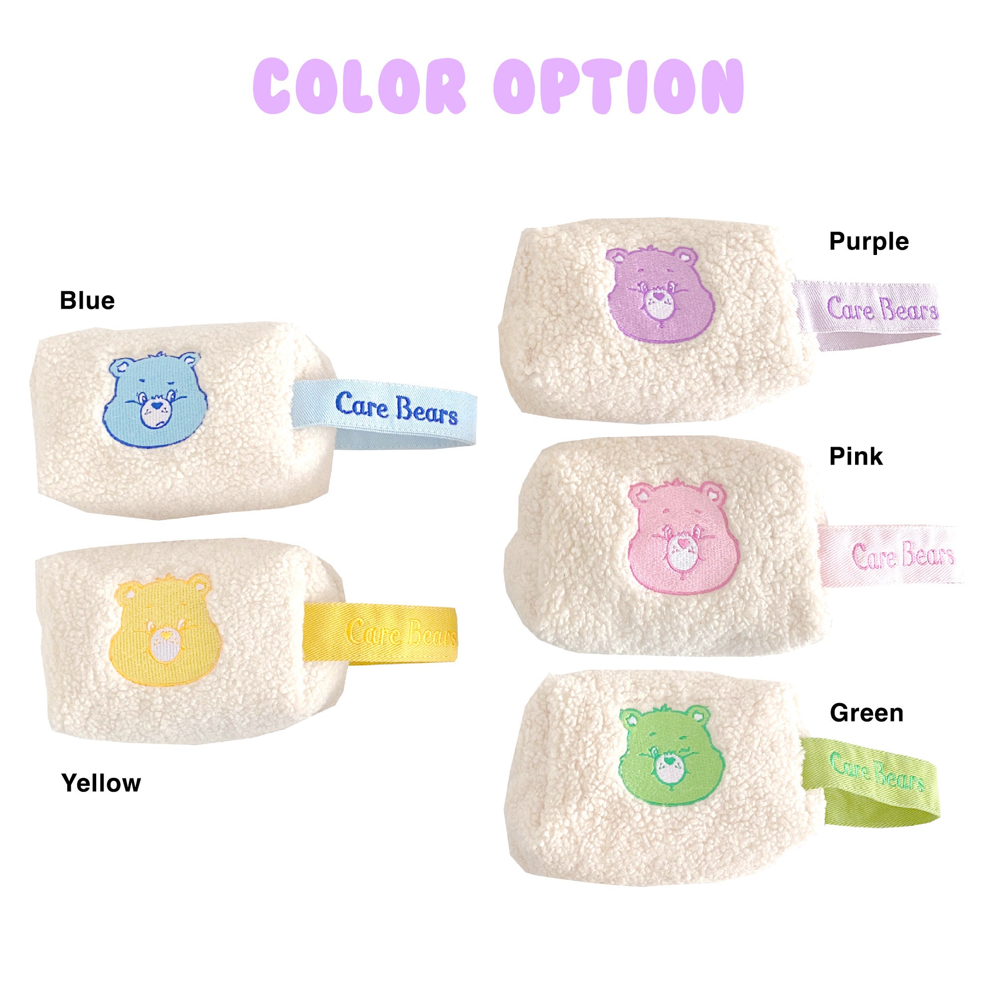 Cute Sherpa Pouch, Kawaii Friends, Large Capacity, Organizer Bag ...
