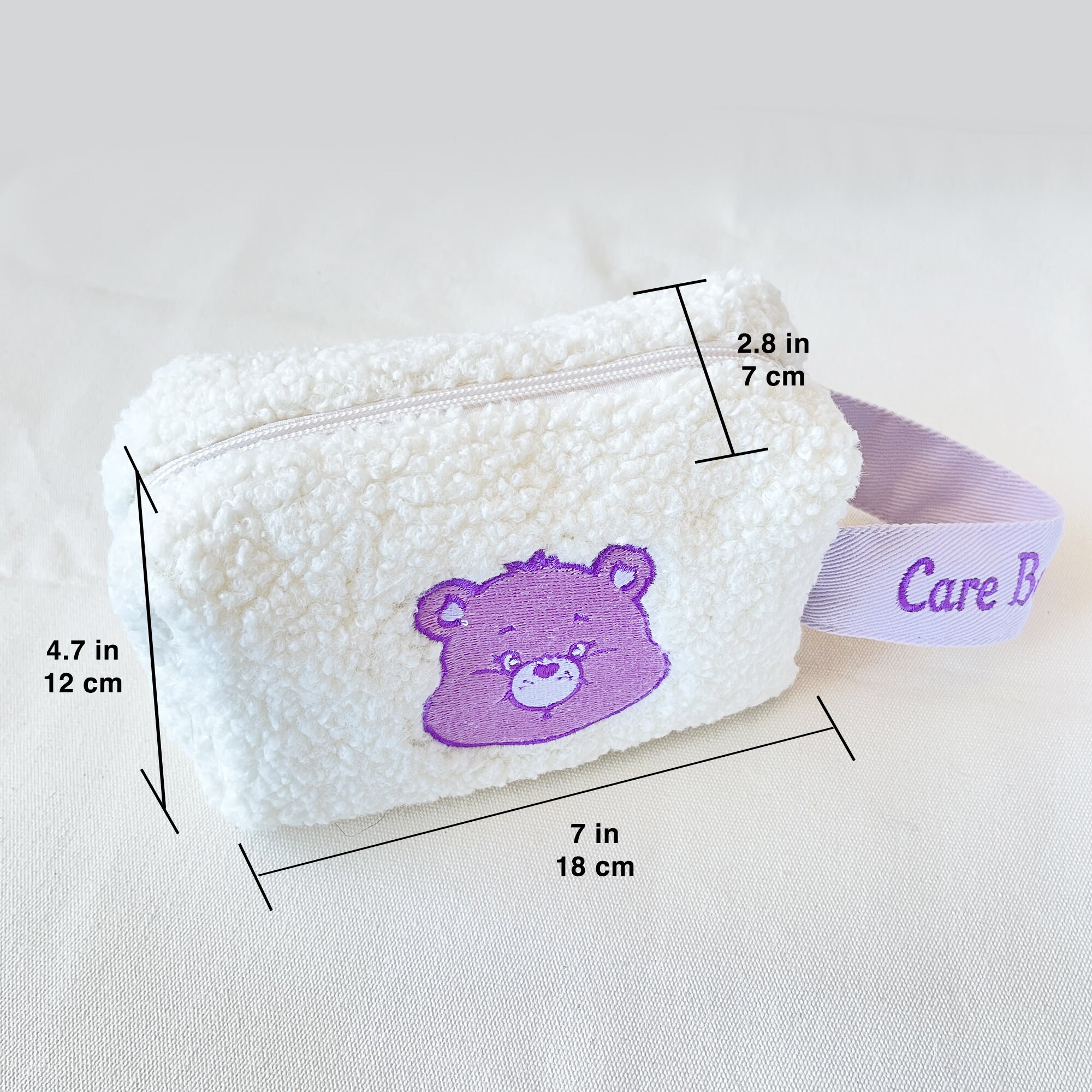Cute Sherpa Pouch, Kawaii Friends, Large Capacity, Organizer Bag ...