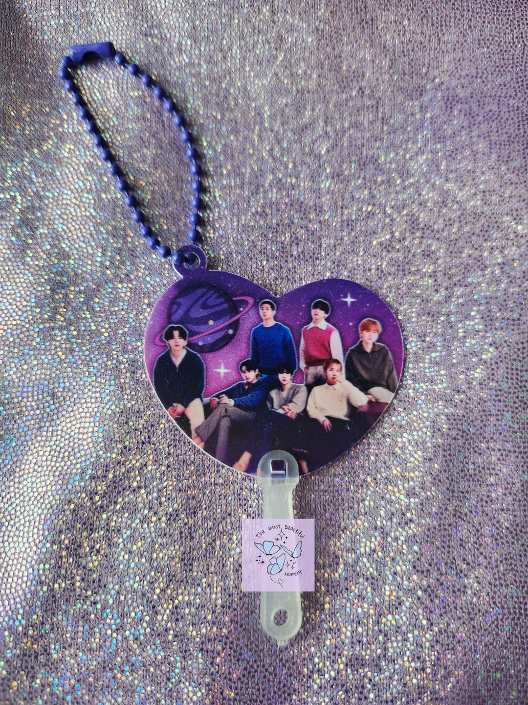 BTS Mini Keychain Picket Fan - Etsy
