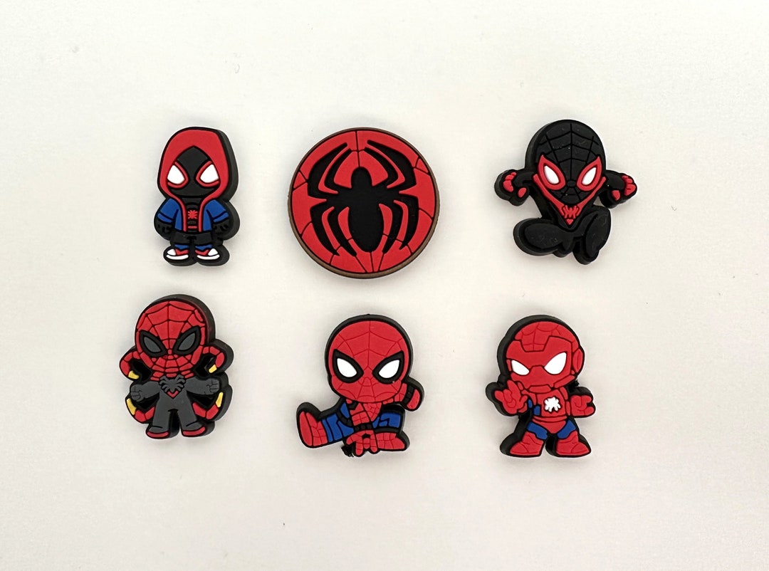 Spiderman Batman Thor Super Heros Crocs Sesame Jibbitz Charms - Etsy